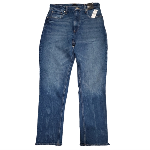 Express | Jeans | Express Modern Straight Super High Rise Dark ...